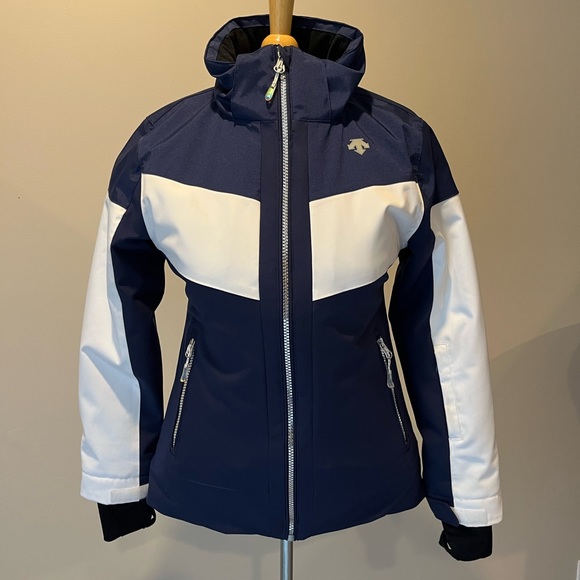 Descente | Jackets & Coats | Descente Ski Jacket Navywhite | Poshmark
